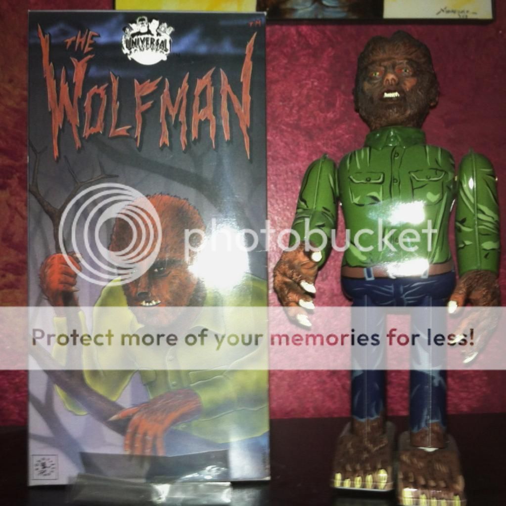 Robot House 1991 Frankenstein and Wolfman Wind Ups